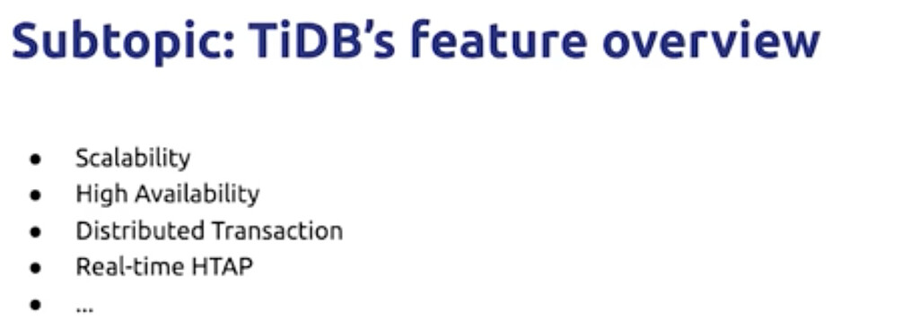 【TiDB 4.0 PCTA 学习笔记】- 1.7 Use cases and success stories with the TiDB（TiDB 典型应用场景及用户案例）@2班+wxh ...