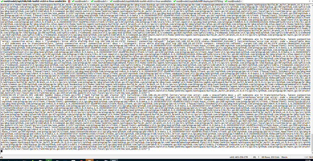 br报 ["[pd] failed to get cluster id"]，br 备份报权限问题 - TiDB 的问答社区