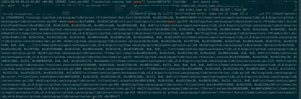 每次查询sql时候会引起ERROR 2013 (HY000): Lost connection to MySQL server during query - TiDB 的问答社区