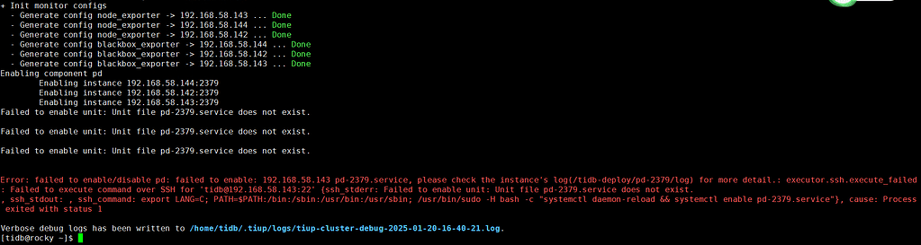 tidb8.5.1安装总是报ssh问题 - TiDB 的问答社区