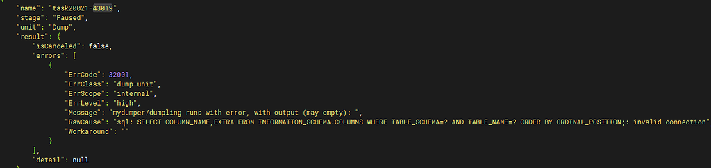 dm执行报错 ：invalid connection - TiDB 的问答社区