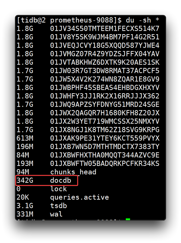 tidb prometheus占用大量的空间，应如何清理 - TiDB 的问答社区