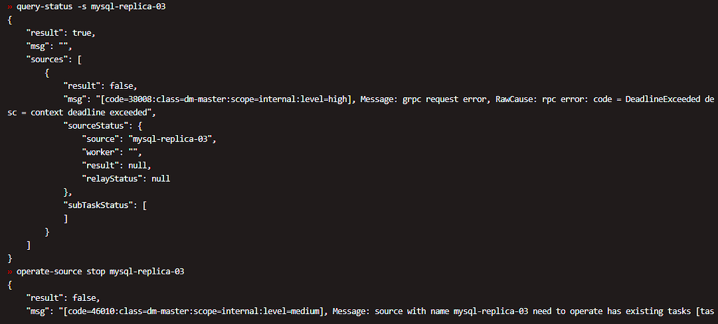 dm一个worker出现38008错误，如何停止该数据源 - TiDB 的问答社区