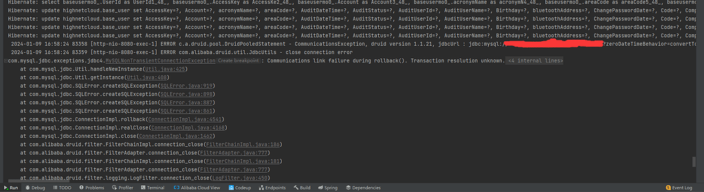 springboot批量更新语句时报错 - TiDB 的问答社区