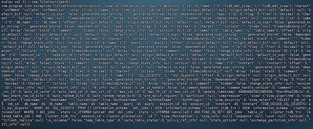 Docker Compose启动的实例执行spark报错 Tidb 的问答社区
