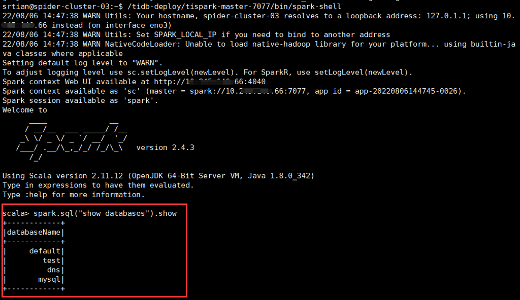 pycharm无法访问TiSpark - TiDB 的问答社区