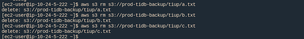 BR备份至S3错误 - TiDB 的问答社区