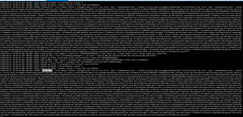 BR备份数据异常 - TiDB 的问答社区