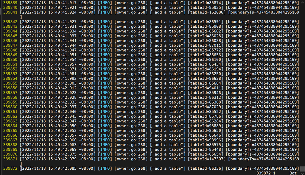 tidb 5.2.1 ticdc 同步到kafka创建后 无报错 tso 和checkpoint 不推进 - TiDB 的问答社区