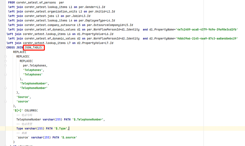 tidb可以使用Json_table吗？ - TiDB 的问答社区
