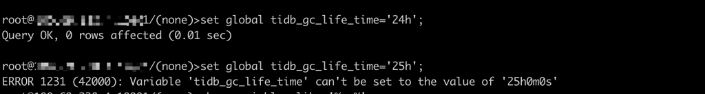 tidb v6.1.0 tidb_gc_life_time问题 - TiDB 的问答社区