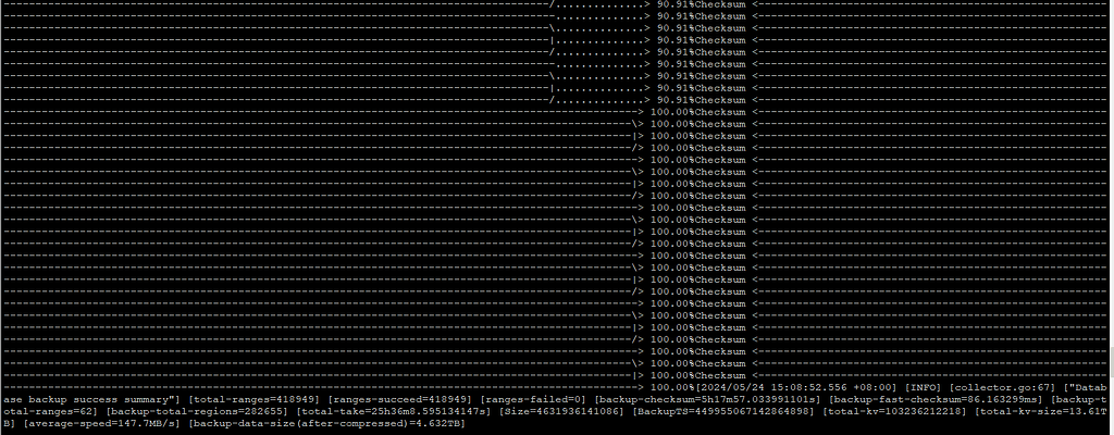 br进度问题优化 - TiDB 的问答社区