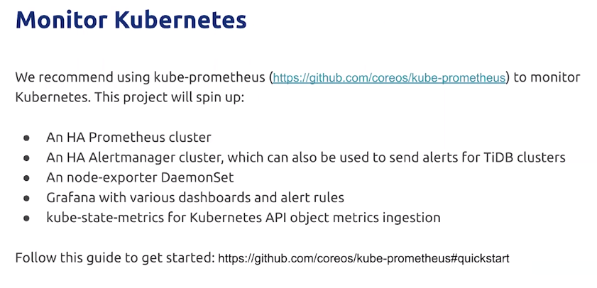 【TiDB 4.0 PCTA 学习笔记】3.2.1 TiDB Cluster Monitoring（K8s 部署的 TiDB 集群监控）@3班+ 何潭@小米 - TiDB 的问答社区