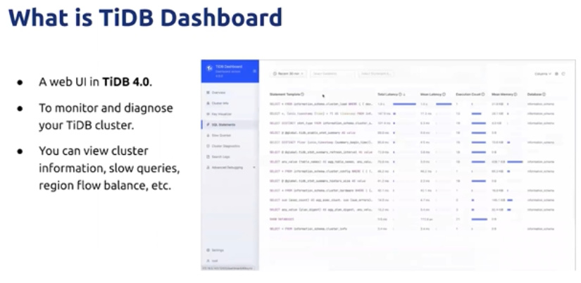 【TiDB 4.0 PCTA 学习笔记】- 2.3.6 How to use TiDB Dashboard（如何使用 TiDB Dashboard）@3班-李雷 - TiDB 的问答社区