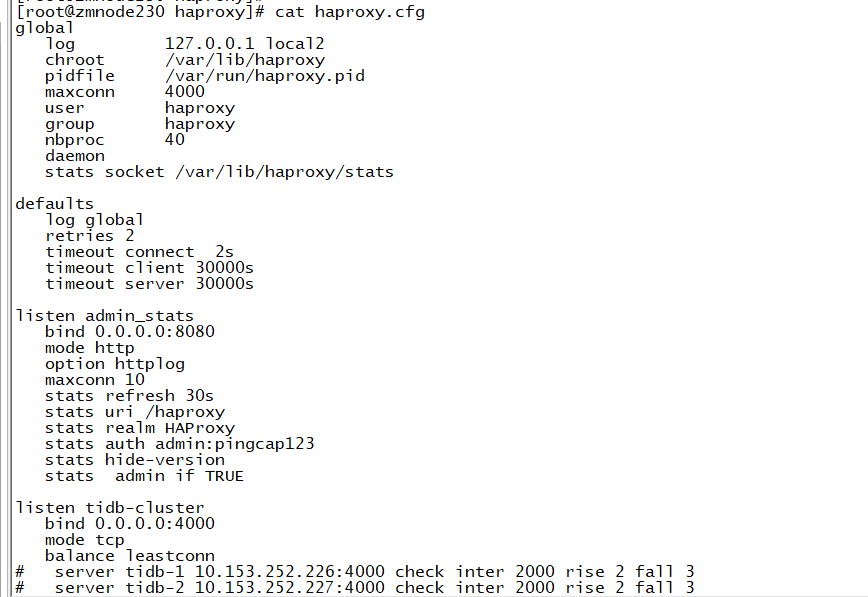 配置haproxy，访问虚拟ip报错 - TiDB 的问答社区