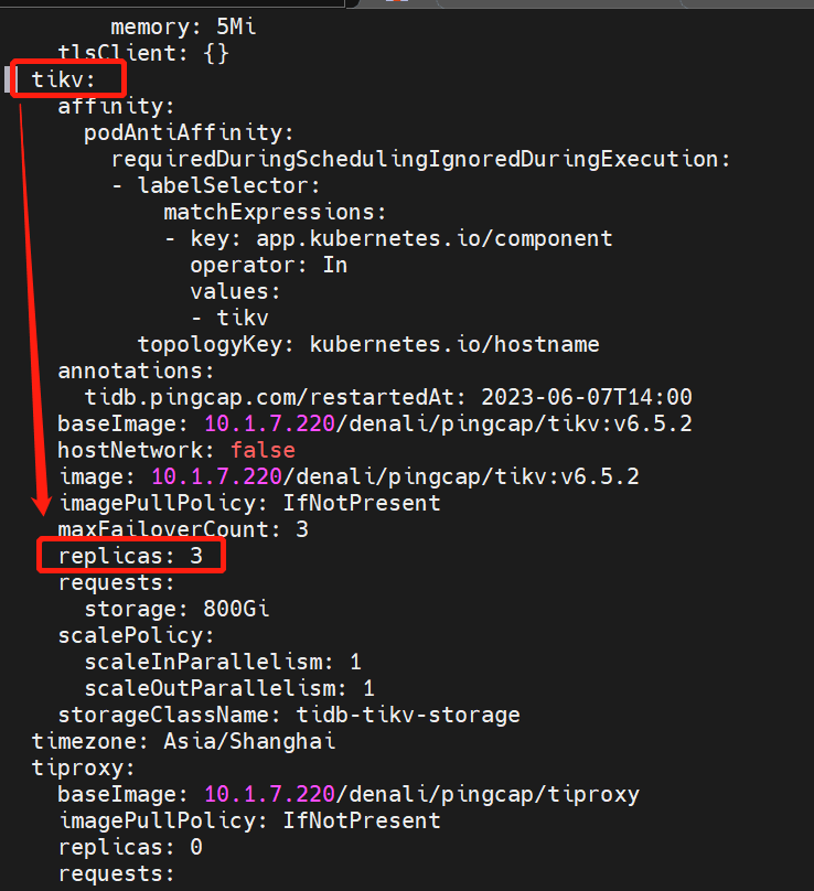 operator k8s部署 tikv 节点数量自己增加了并且无法缩回去 - TiDB 的问答社区