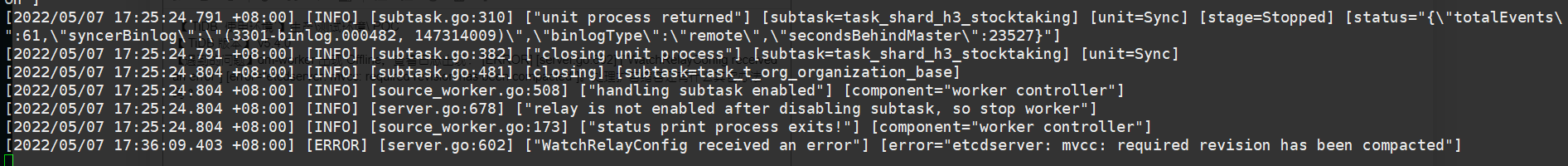 dm-worker出现Offline - TiDB 的问答社区