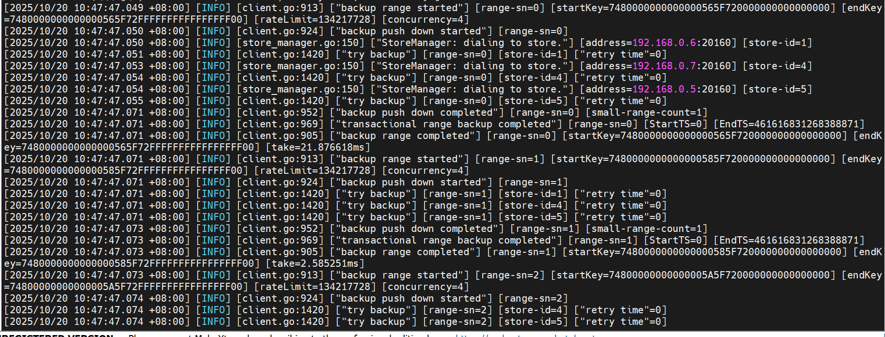 br导入报错 - TiDB 的问答社区